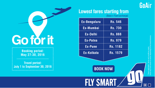 GoAir & Air India Sale: Going soon! - Live From A Lounge