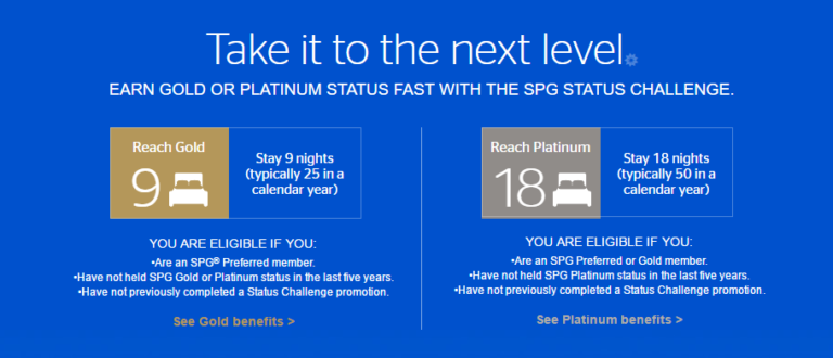 SPG Elite Status Challenge is now open for Everyone - Live From A Lounge