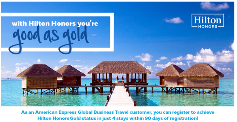 Hilton Honors Gold in just 4 stays - Live from a Lounge