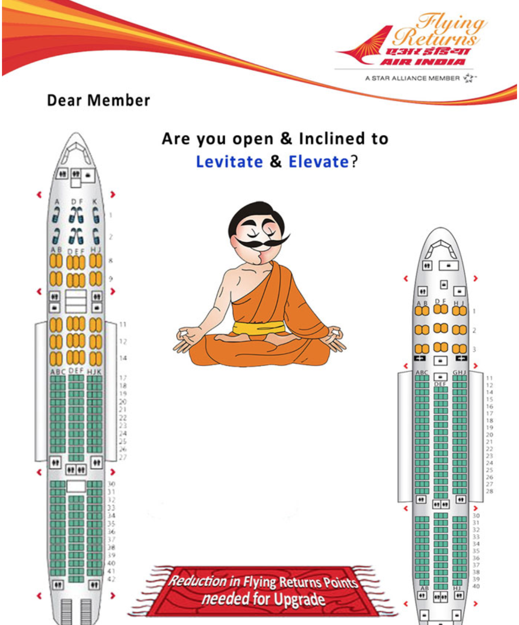 Air India upgrades being capped at 100% of redemption miles - Live From ...