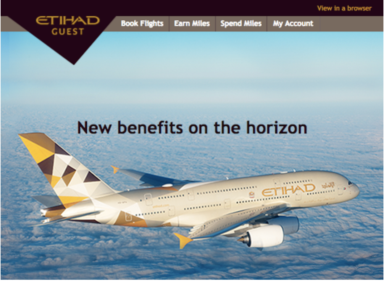 Etihad Guest real "enhancements" for Gold and Platinum members - Live ...
