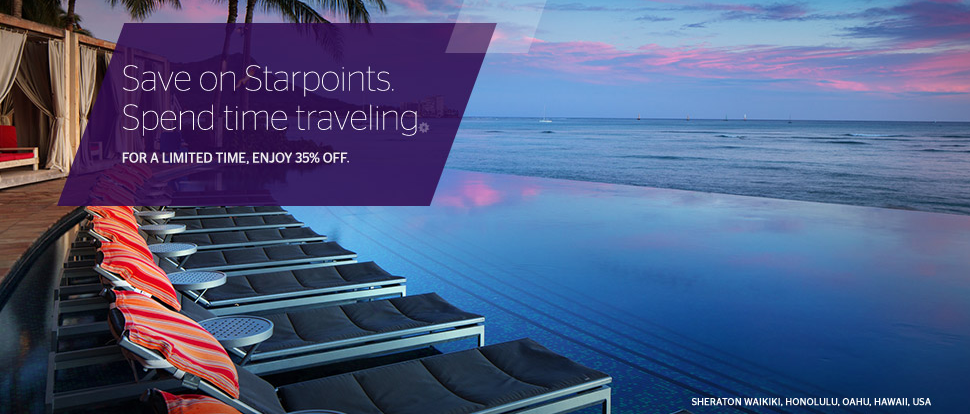 Buy Starpoints at 35% discount through December 29, 2017 - Live From A ...