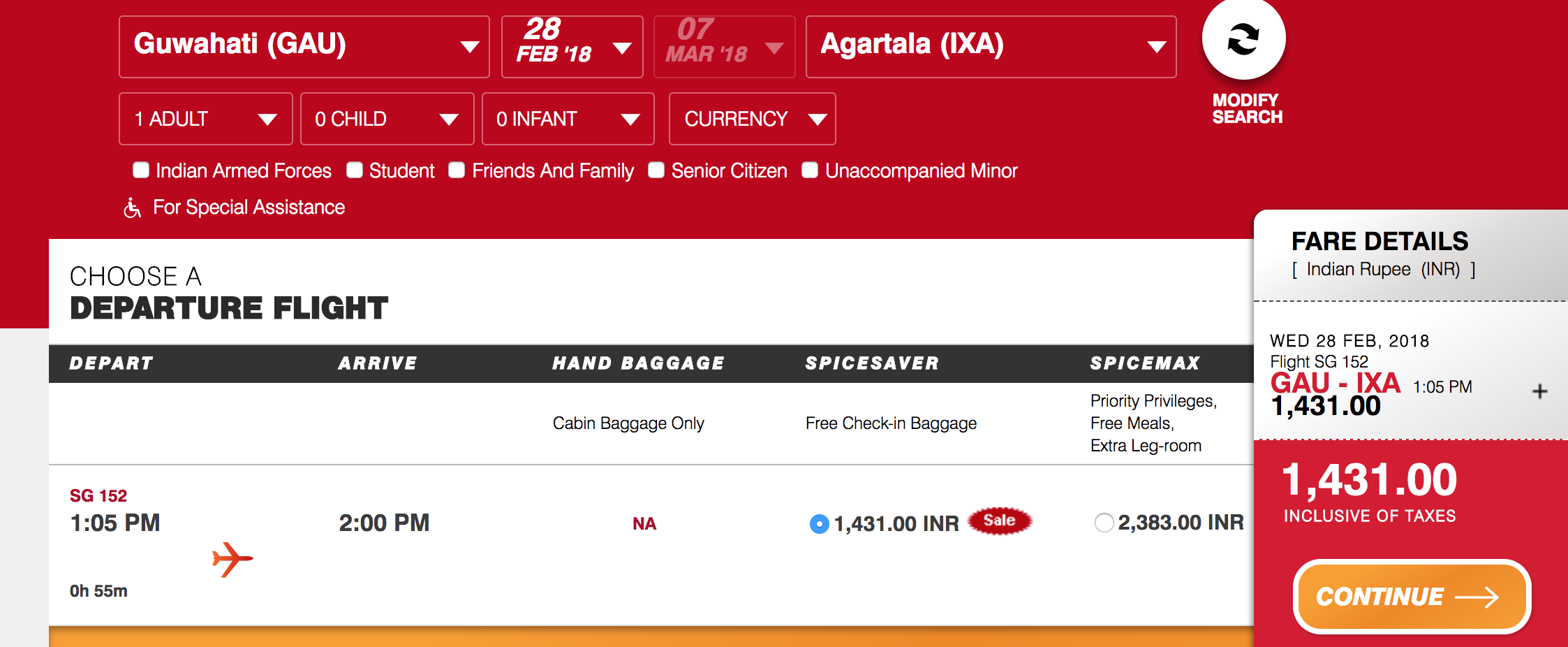 SpiceJet Sale: Domestic flights INR 769 through Dec'18 - Live From A Lounge