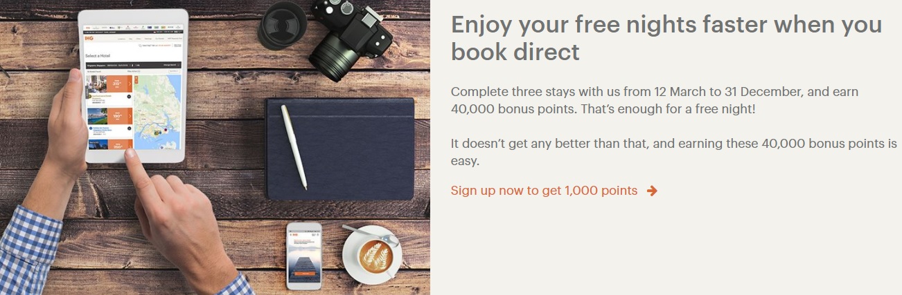 IHG Book Direct is back: Get 40k points just to register & stay 3 times ...
