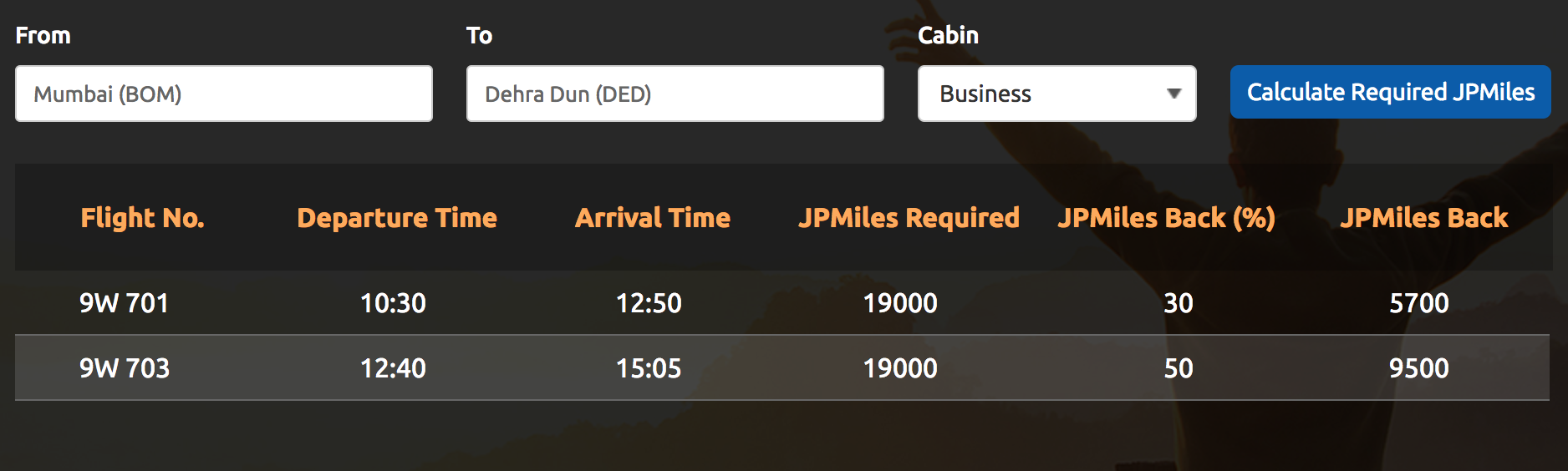 50% JPMiles Back for redemptions - Live From A Lounge