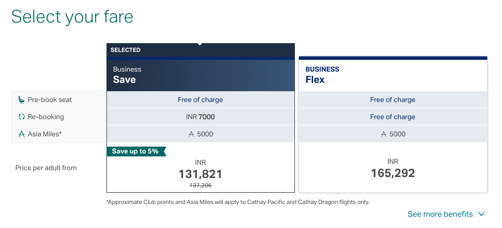 Upto INR 9,000 off with Cathay Pacific discount code! - Live From A Lounge