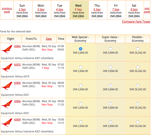 Discounted tickets with Air India Independence Day sale - Live From A ...