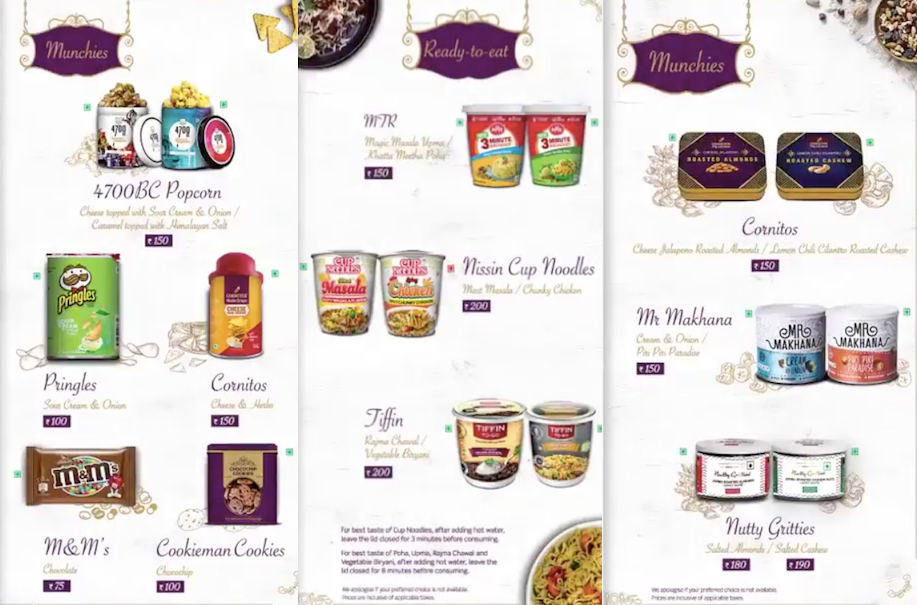 What to buy-on-board Vistara's Cafe Aubergine? - Live From A Lounge