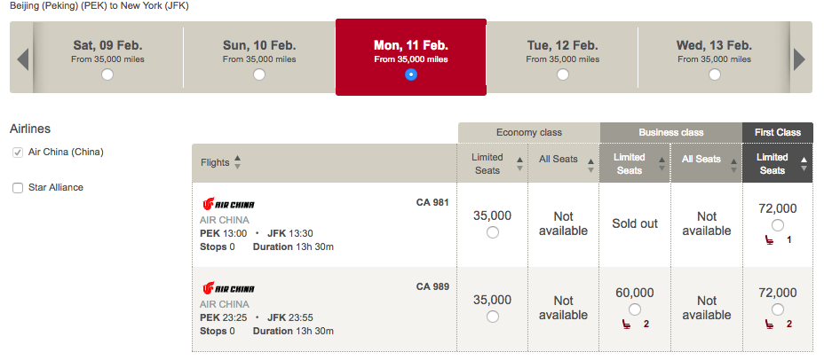 LifeMiles award sale lets you fly Star Alliance (including First Class ...