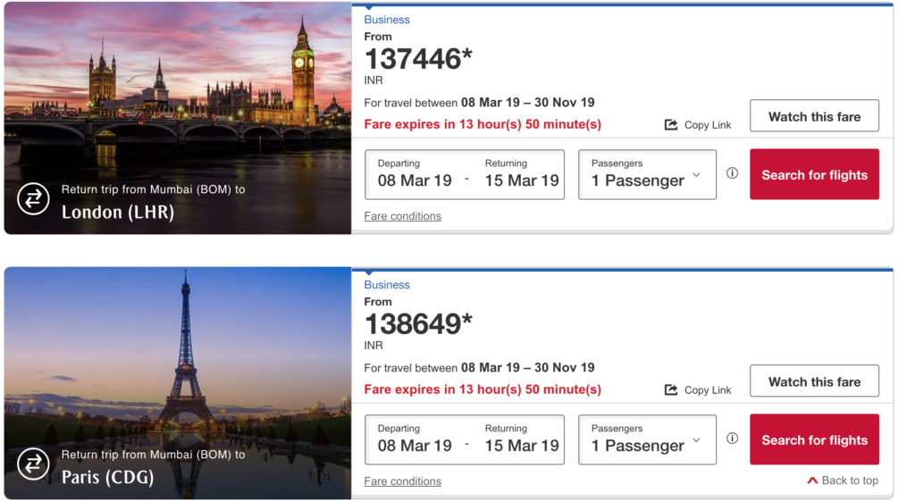 Emirates Sale from India: Great deals on Business & Economy Class ...
