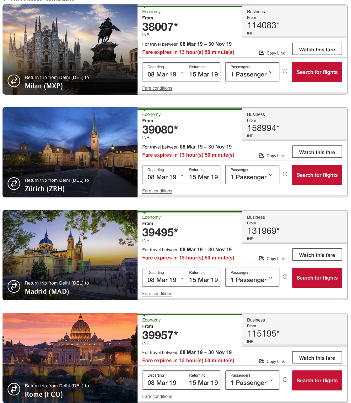 Emirates Sale from India: Great deals on Business & Economy Class ...
