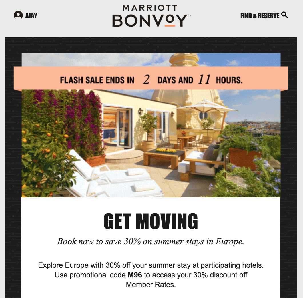 Last Day! Marriott Flash Sale: European Hotels at 30% off - Live from a ...