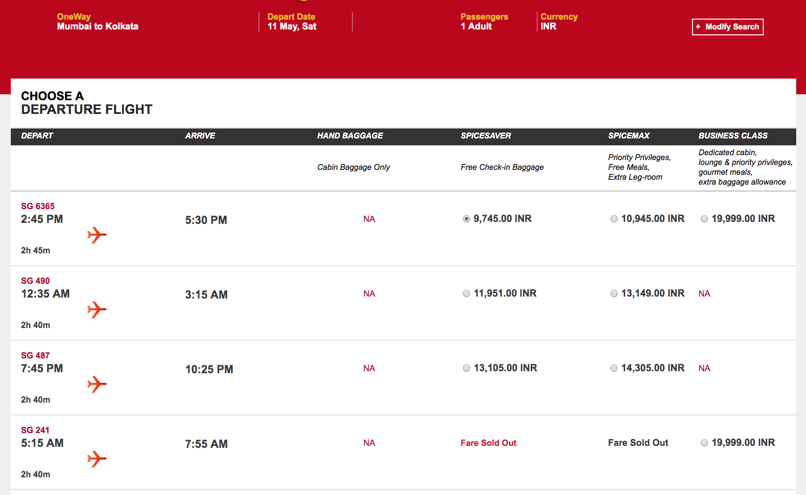 Business Class in SpiceJet to launch on May 11, 2019 - Live From A Lounge