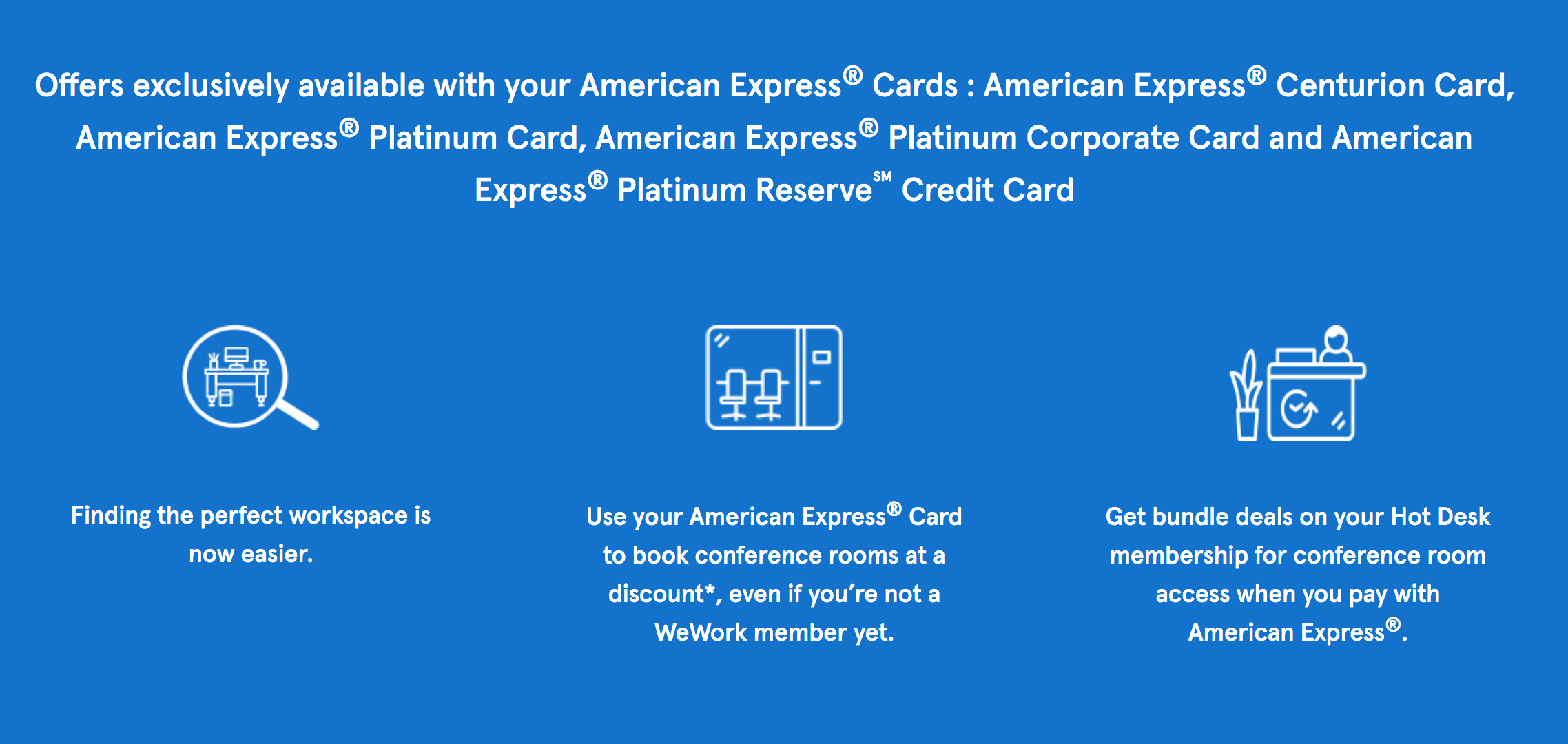 New WeWork benefits for American Express Cardholders in India launched ...