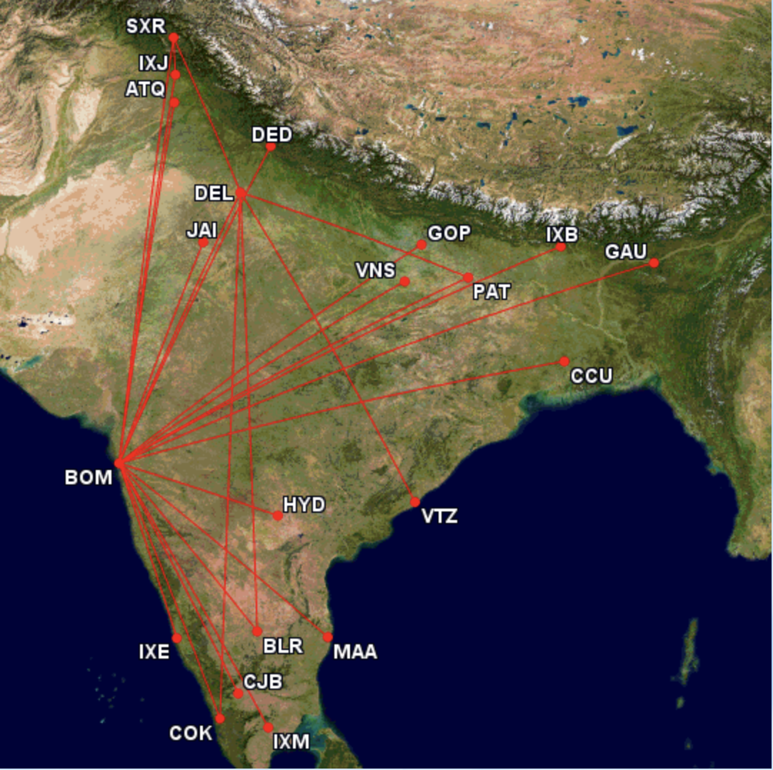Domestic route additions by SpiceJet using Jet Airways slots and 737s ...