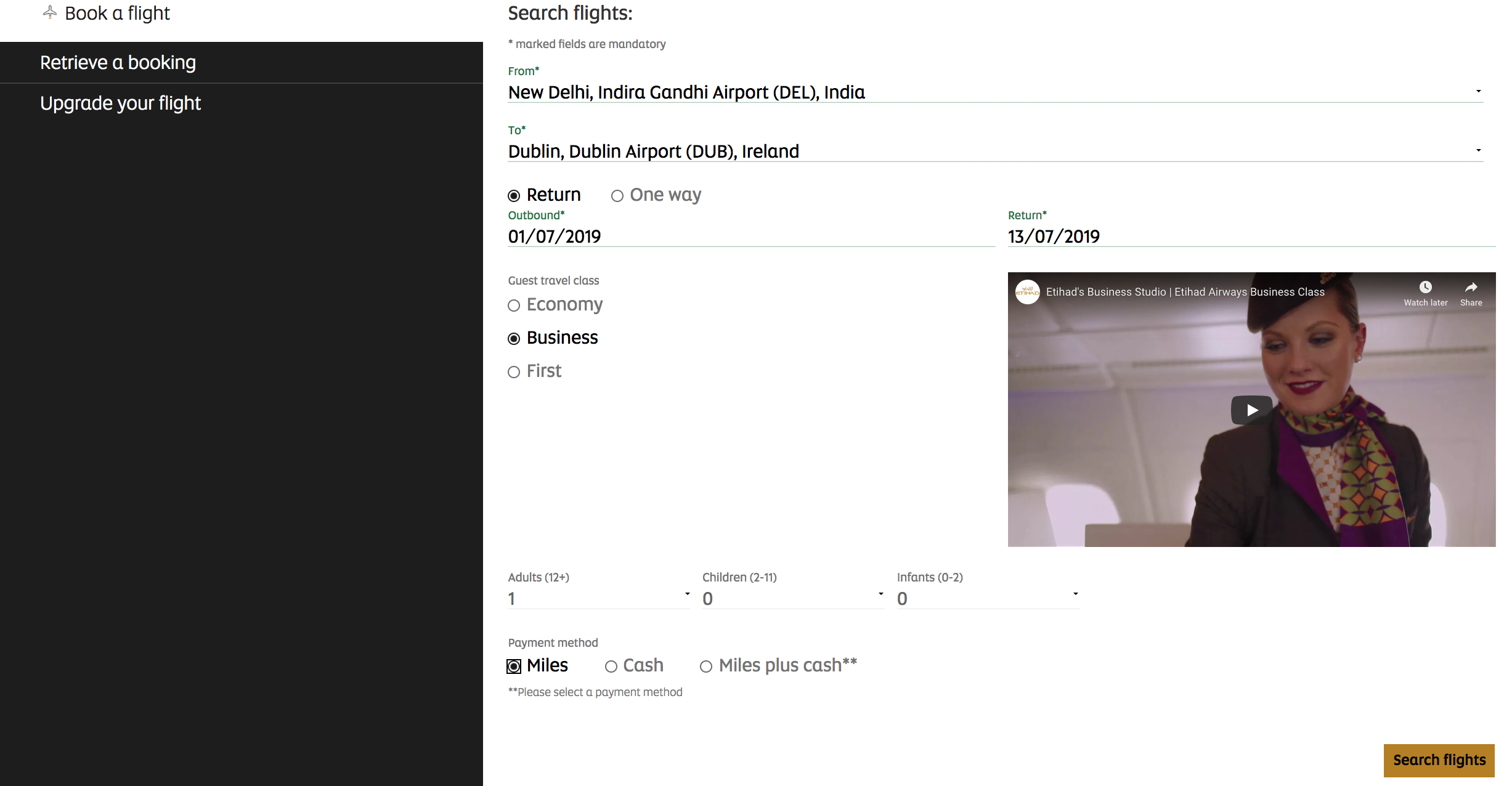 How to do a JPMiles Redemption on Etihad Airways? - Live from a Lounge