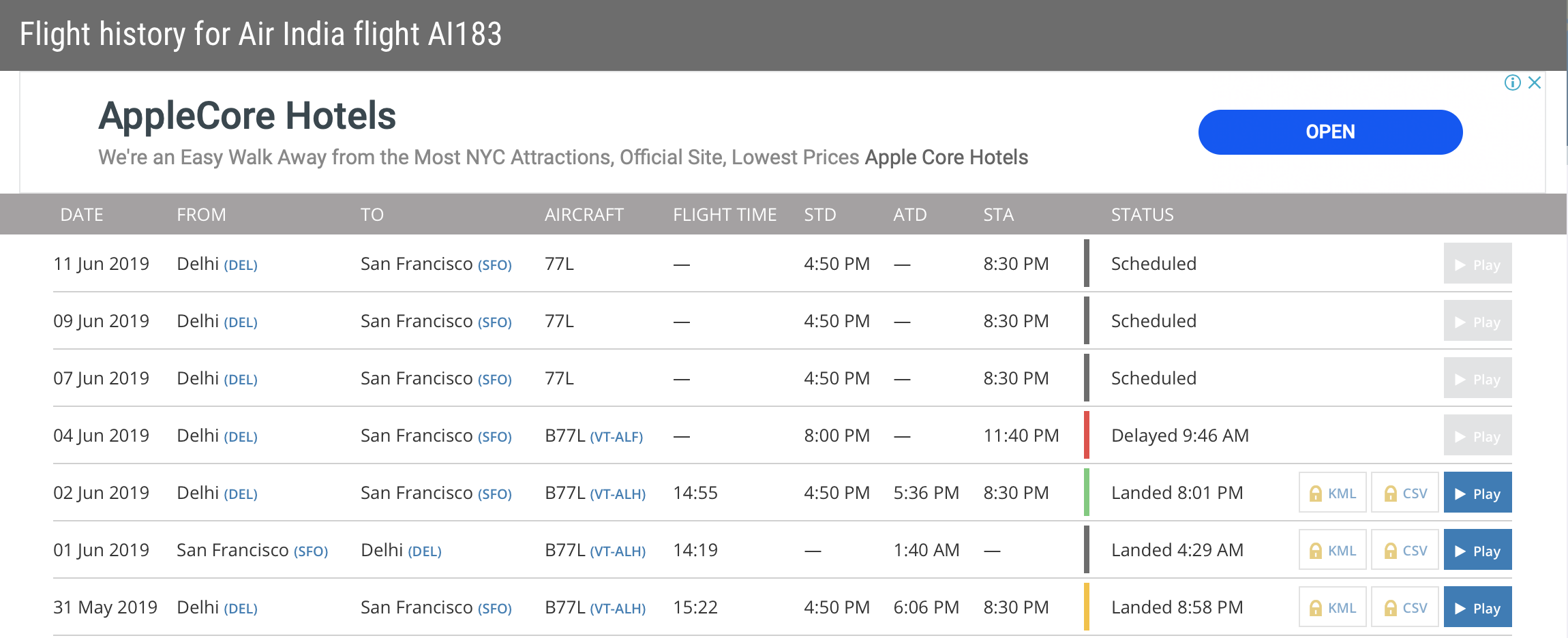 Air India AI 183 to San Francisco arrives with a hole in the door ...