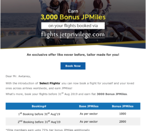 Get 5X JPMiles on booking flights with your American Express - Live ...