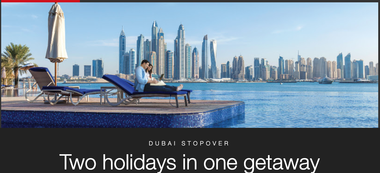 New Emirates Promotion gives you a free stopover in Dubai for 2 nights ...