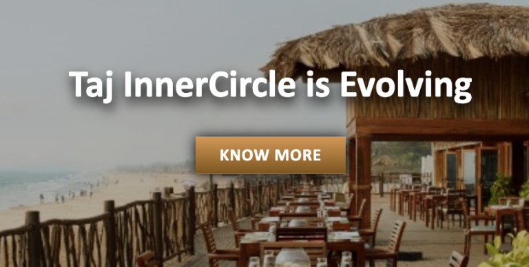 Taj InnerCircle Membership Update: Programme changes on Oct 16, 2019 ...