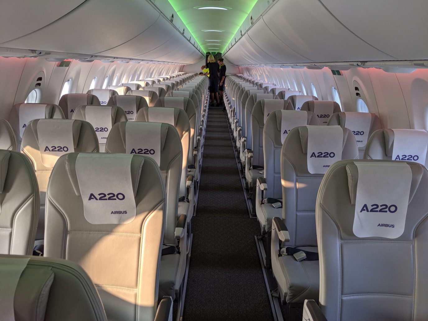 Airbus A220-300: The small jet with big jet comforts - Live from a Lounge