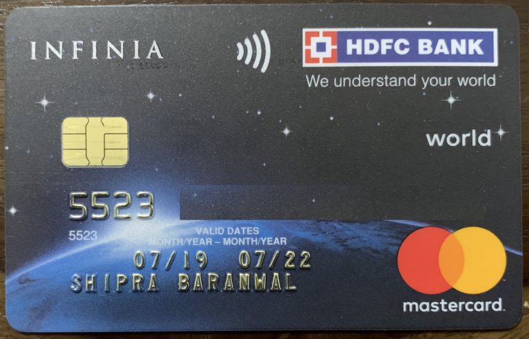 First impressions of the HDFC Infinia Credit Card - Live from a Lounge