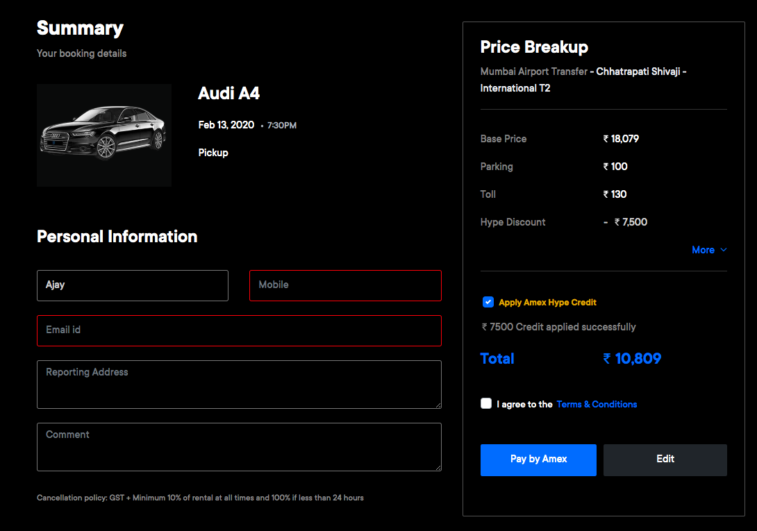 American Express adds new luxury car rental service in Hype Mobility ...