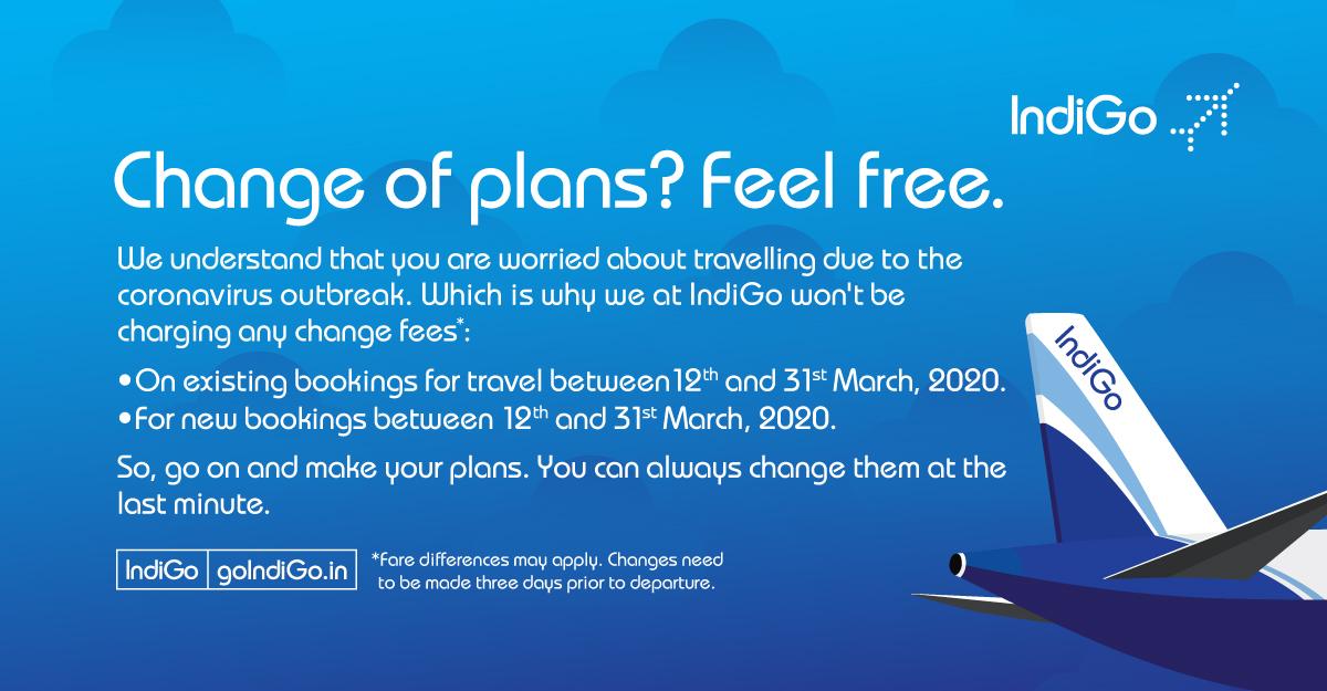 CoVid19: Here are the waivers announced by Indian airlines - Live From ...