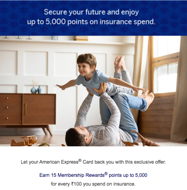 Amex Insurance Offer: 15X Membership Rewards points - Live from a Lounge