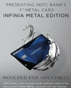 HDFC Bank Infinia Credit Card Metal Edition now live - Live From A Lounge