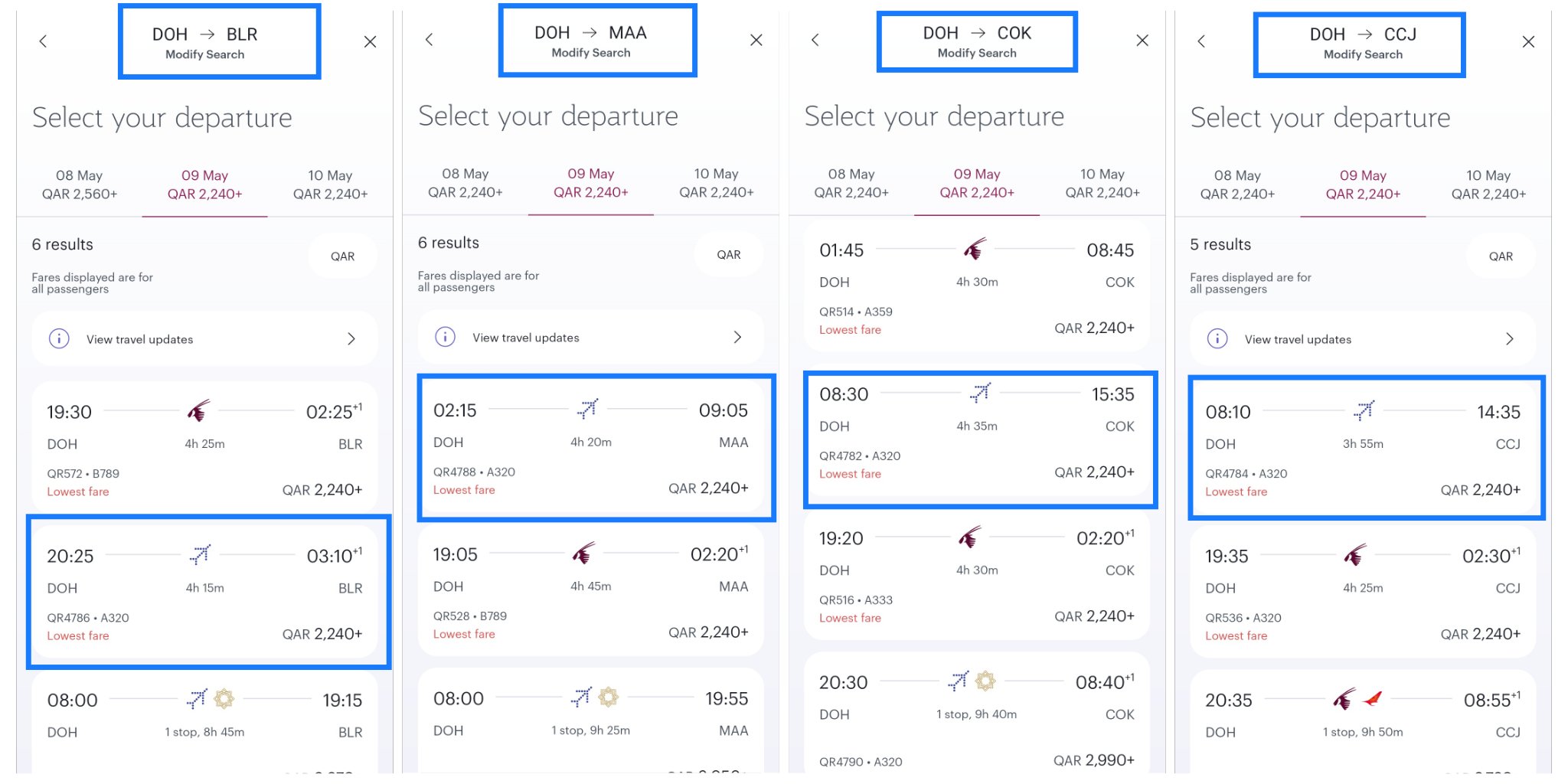 Qatar Airways and IndiGo restart two-way codeshares - Live From A Lounge