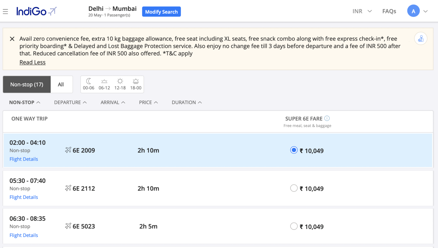 IndiGo introduces Super 6E Fares - Live From A Lounge