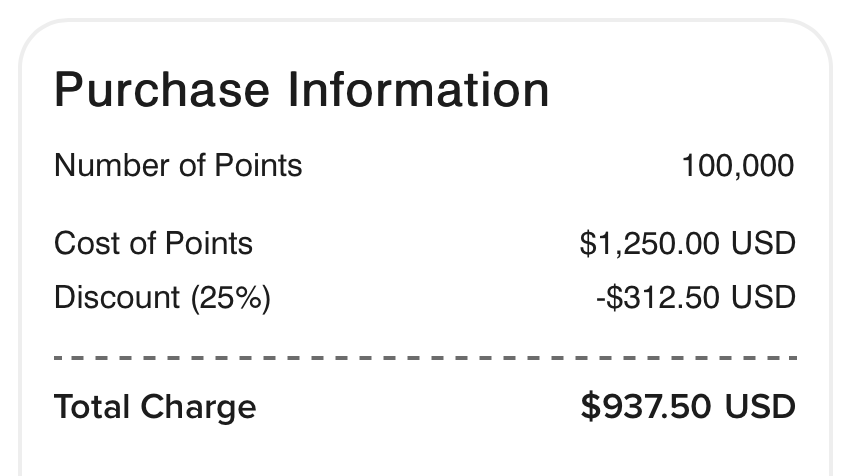 Buy Marriott Points with a 25% Discount - Live from a Lounge