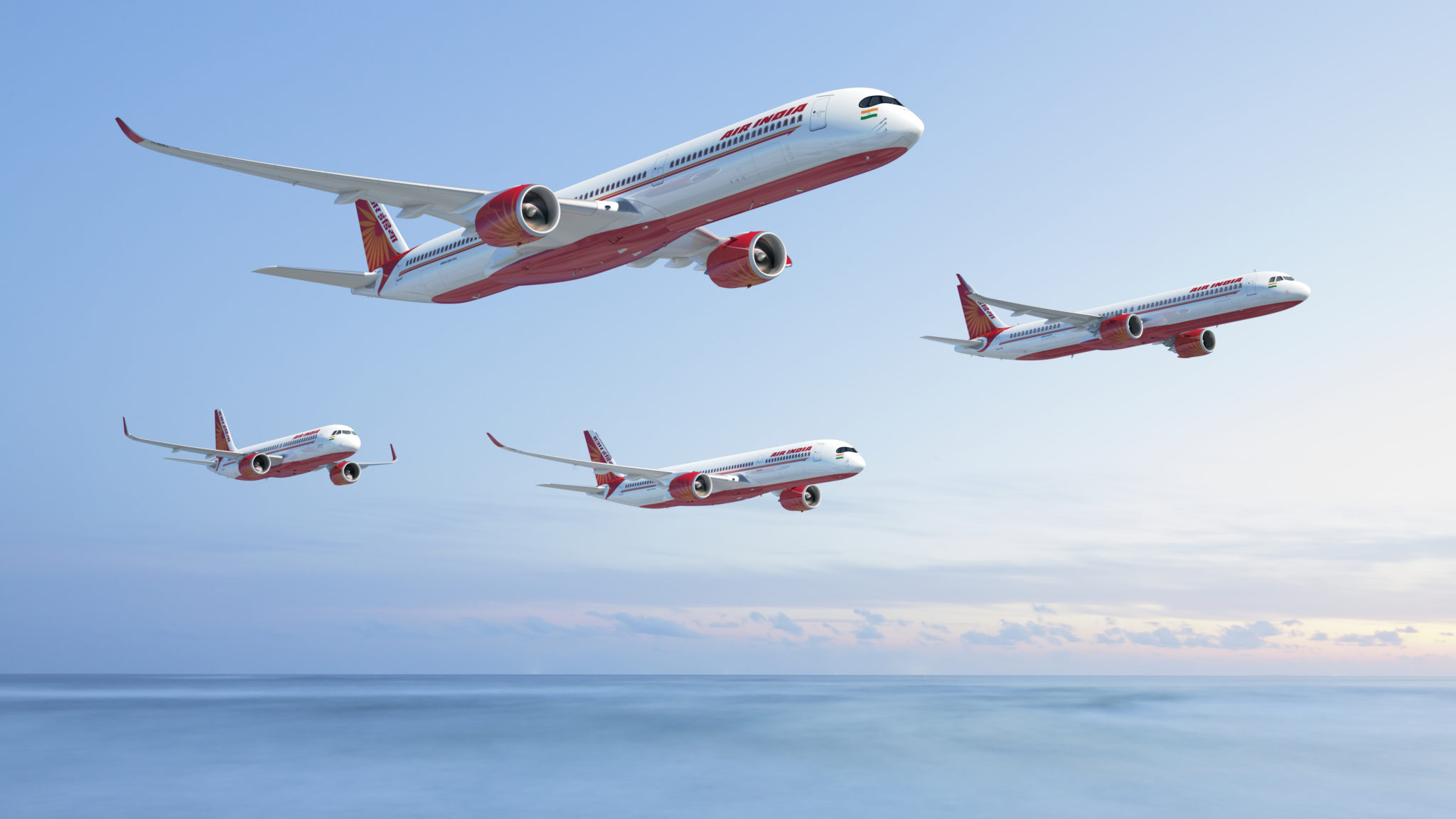 Air India orders 470 aircraft with Airbus and Boeing to modernise fleet ...