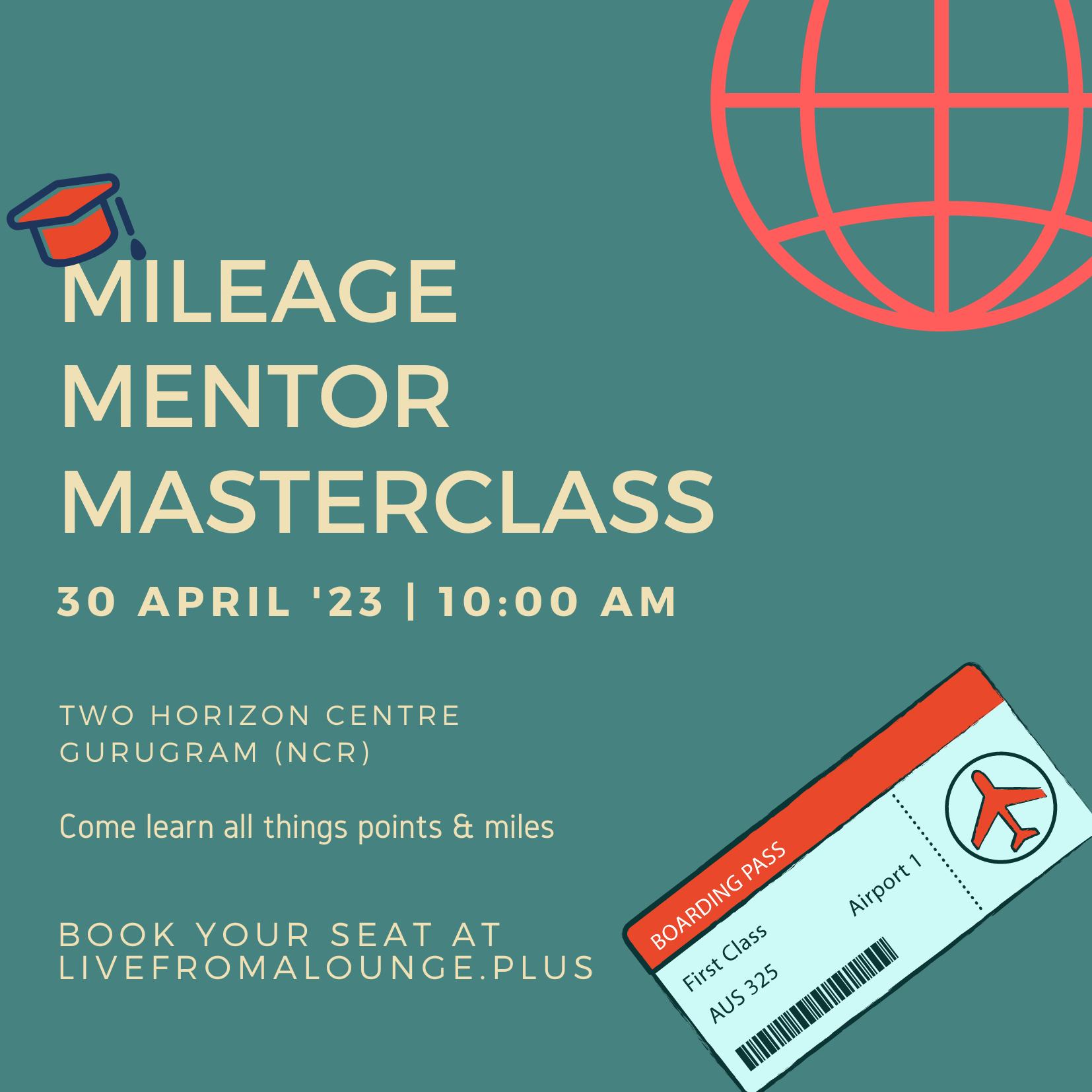 Reminder: Book tickets for the Mileage Mentor MasterClass Delhi NCR ...