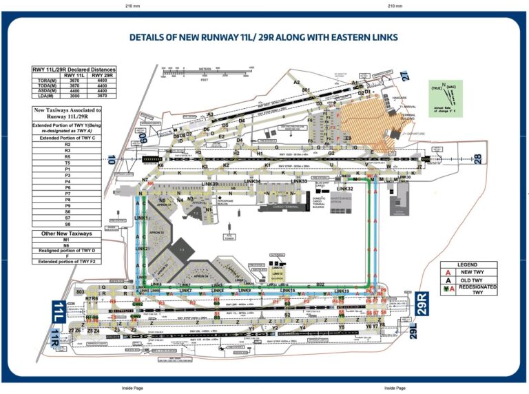 Delhi Airport puts to use the fourth runway and an elevated taxiway ...
