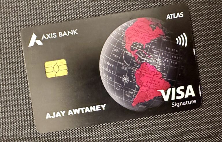 Axis Bank Atlas Credit Card Review - Live from a Lounge