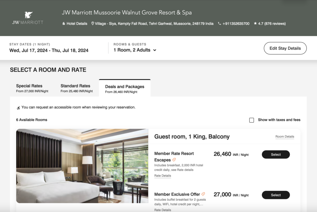 Deal: Marriott launches Resorts Escapes Offer in India / South Asia ...