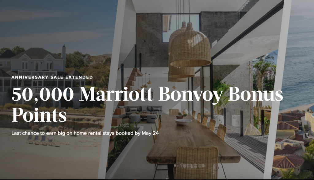 Marriott offering 50,000 bonus points per Homes & Villas Stay - Live ...