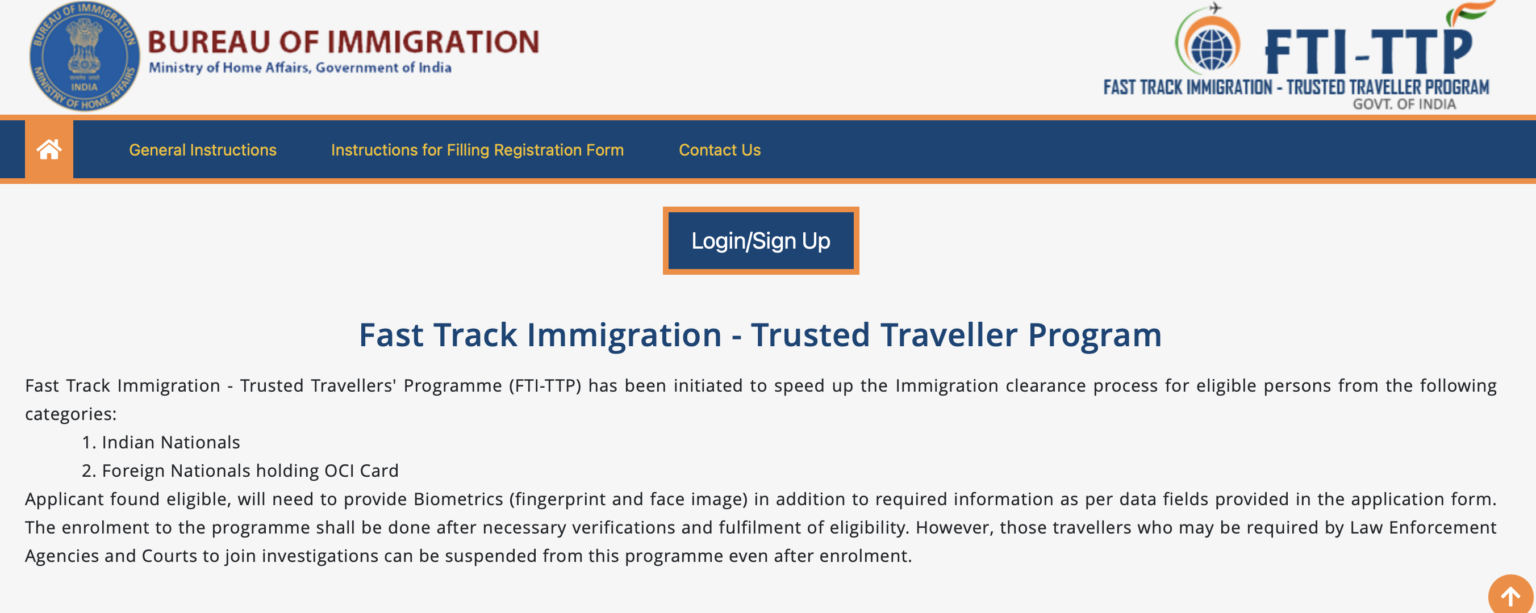 How to enrol for fast-track immigration in India? - Live From A Lounge