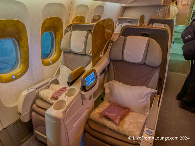 Review: Emirates Business Class, Boeing 777-300ER, Delhi to Dubai ...