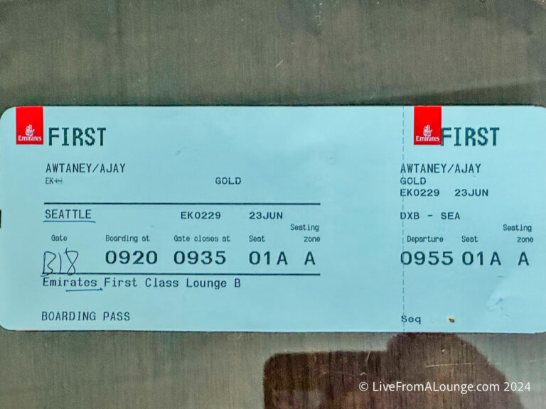 Review: Emirates First Class Lounge, Dubai Terminal 3 (Concourse B ...