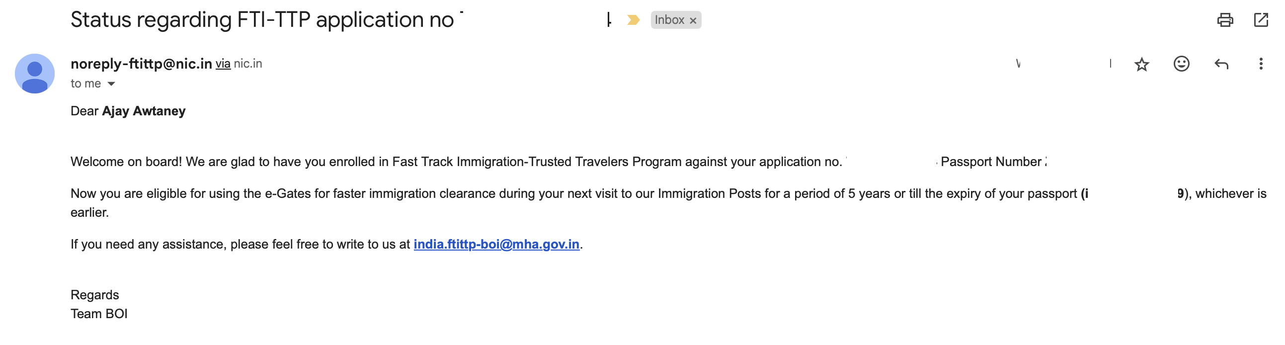 India’s Fast-Track Immigration – Trusted Traveller Programme (FTI-TTP ...