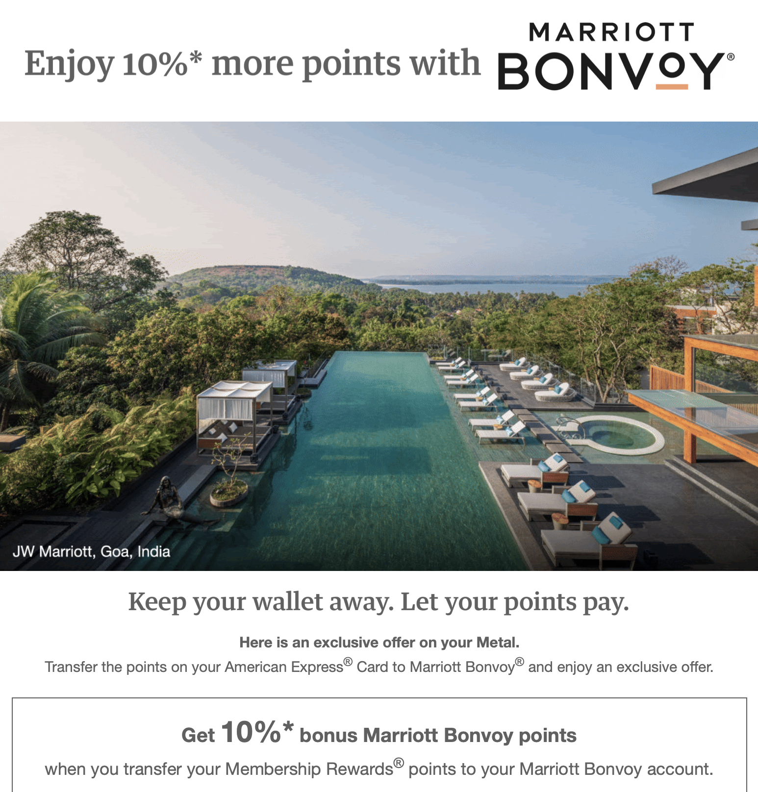 Last Days: Amex offering 10% Marriott Bonvoy Conversion Bonus Through ...