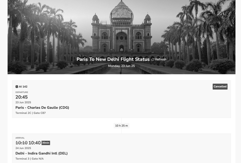 Air India suspends flying/overflying into the Middle East for 24 hours ...