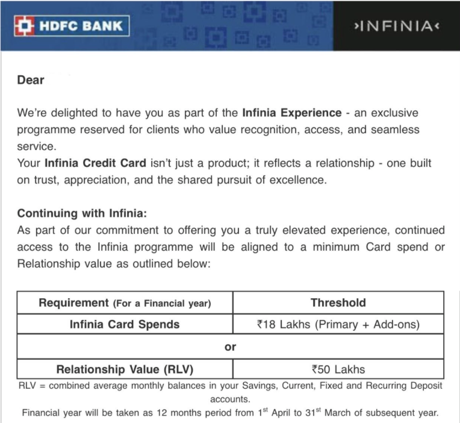 HDFC Bank takes back control of Infinia to make it the best again ...